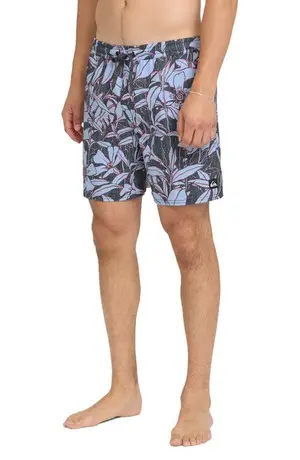 Quiksilver Mix Volley 17" Swim Trunks - Anthracite