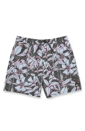 Quiksilver Mix Volley 17" Swim Trunks - Anthracite