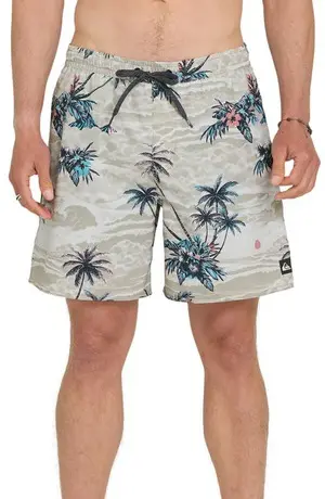 Quiksilver Mix Volley 17" Swim Trunks - Twill