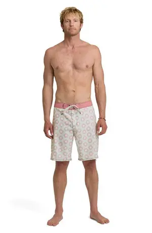 Quiksilver Ocean Mayhem Floral 19" Board Shorts - Bone White