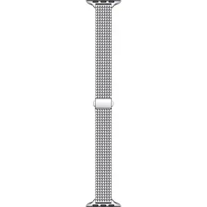 POSH TECH Brooklyn Stainless Steel Apple Watch Bracelet - Silver