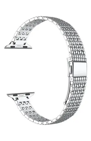 POSH TECH Brooklyn Stainless Steel Apple Watch Bracelet - Silver