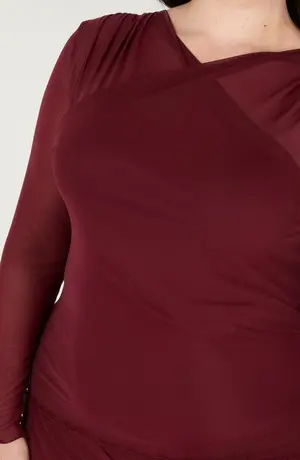 ESTELLE Annalise Long Sleeve Mesh Shirt
