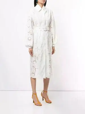 ALICE MCCALL Cloud Obscurity Embroidered Trench Coat