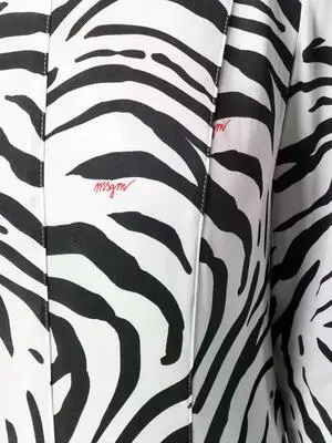 MSGM Zebra Print Long Dress