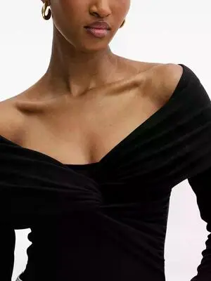 LA MANIA Twisted Draped Top