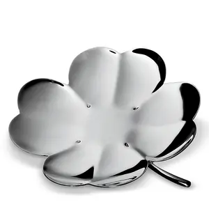 Christofle L'herbier -plated Four Leaf Clover Bowl