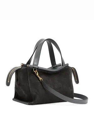 WANDLER Ida Suede Crossbody Bag