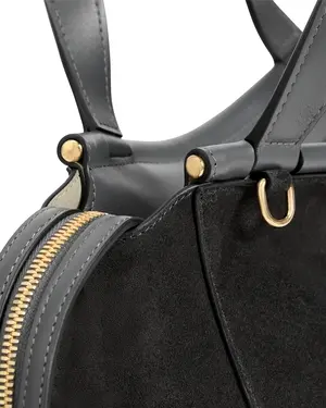 WANDLER Ida Suede Crossbody Bag