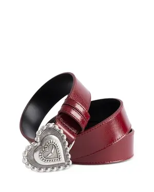 Zadig&Voltaire Santa Fe Crush Leather Belt - Power