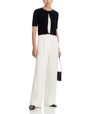 Bloomingdale'S 100% Cashmere Crewneck Shrug Sweater