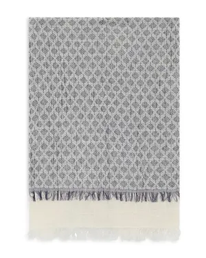 Gerard Darel Doralia Printed Cotton Scarf - Blue Sky
