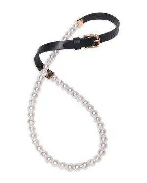 Maje Beaded Leather Belt