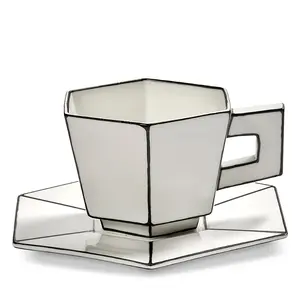 SERAX Carte Cappuccino Cup & Saucer - Blanche