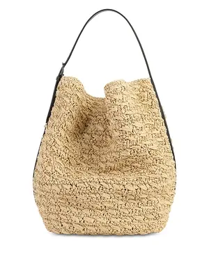 TOTEME Woven Paper Raffia Tote Bag - Natural