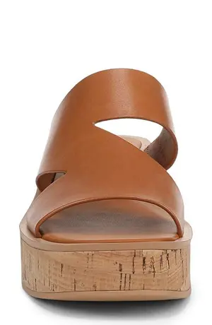 Franco Sarto Tahani 2 Platform Wedge Sandal - Caramel