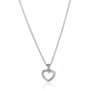 Tiffany & Co. Diamond Metro Heart Pendant - Platinum