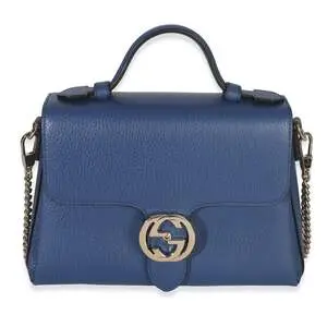 Gucci Dollar Calfskin Interlocking G Shoulder Bag