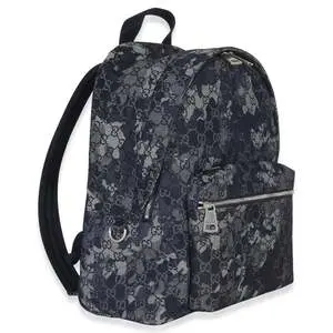 Gucci Gg Monogram Jacquard Denim Backpack