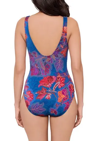 MIRACLESUIT® Decoupage Swizzle One-piece Swimsuit