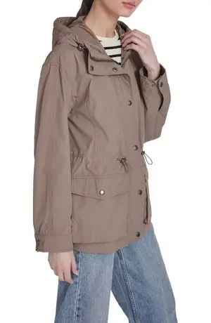 LEVI'S Water Resistant Hooded Jacket - Pinebark