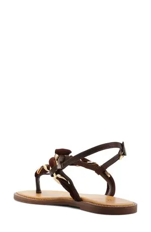 Schutz Camellia Slingback Sandal - Root Brown