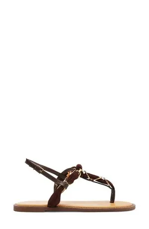 Schutz Camellia Slingback Sandal - Root Brown