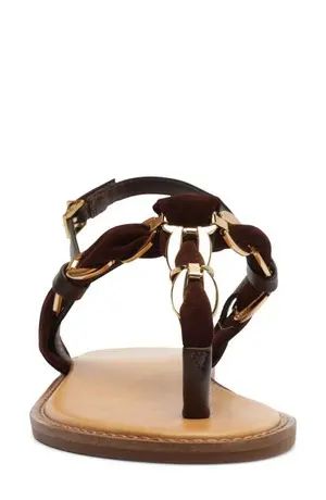 Schutz Camellia Slingback Sandal - Root Brown