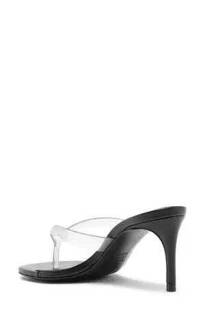 Schutz Roslyn Stiletto Heel Sandals - Black