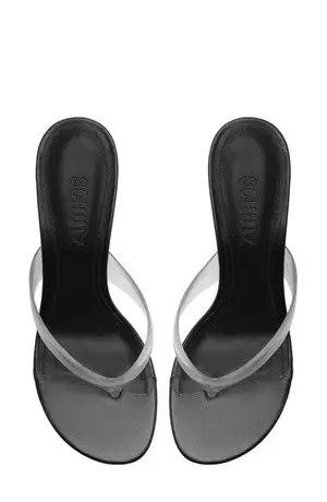 Schutz Roslyn Stiletto Heel Sandals - Black