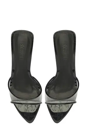 Schutz Elodie Sandal - Transparente/black