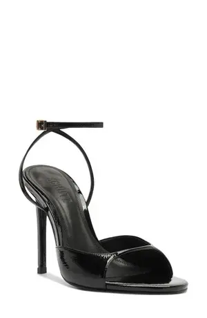 Schutz Arlette Ankle Strap Sandal - Black