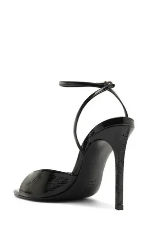 Schutz Arlette Ankle Strap Sandal - Black