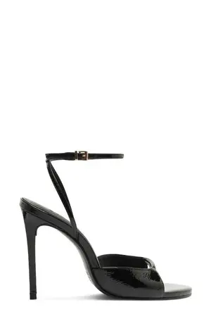 Schutz Arlette Ankle Strap Sandal - Black
