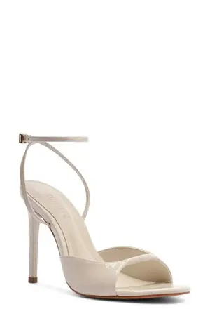Schutz Arlette Ankle Strap Sandal - Sugar White