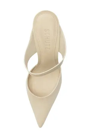Schutz Laureen Pointed Toe Pump - Sugar White