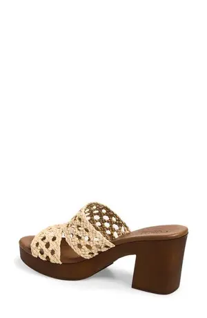 Cordani Wylie Jute Platform Clog - Natural Raffia