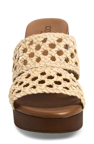 Cordani Wylie Jute Platform Clog - Natural Raffia