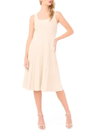 Halogen Sleeveless Knit Drop-waist Dress - Birch