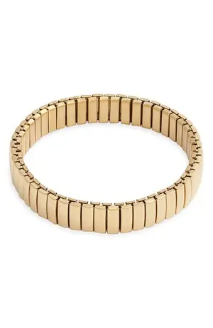 OPEN EDIT Watchband Stretch Bracelet - Gold