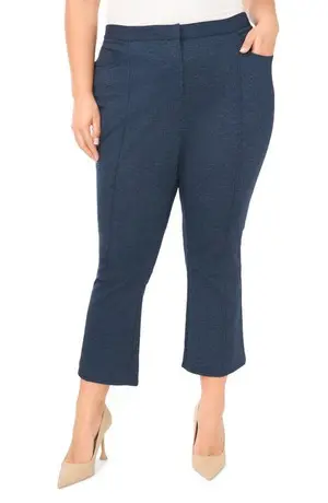 Halogen Pintuck Kick Flare Trousers