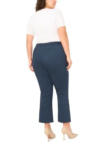 Halogen Pintuck Kick Flare Trousers
