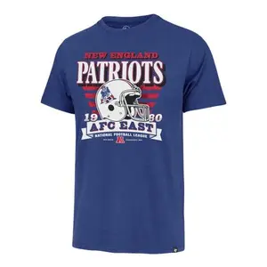 '47 New England Patriots Stripe Splash Franklin Throwback T-shirt