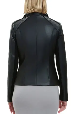 KIMI + KAI Faux Leather Moto Jacket