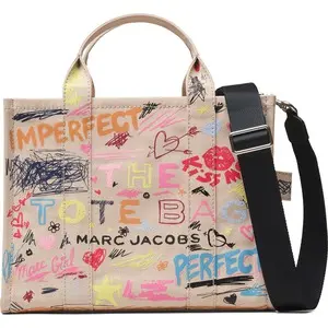 Marc Jacobs The Medium Canvas Tote - Beige Multi