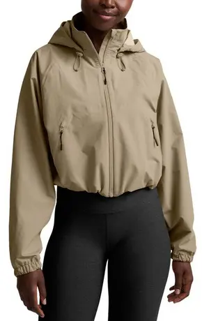 Beyond Yoga Adjustable Hooded Crop Jacket