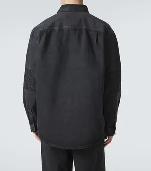 Loewe Anagram Denim Overshirt - Black