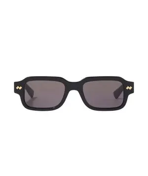 Bottega Veneta Square Frame Sunglasses - Black