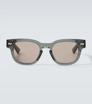 Bottega Veneta Square Frame Sunglasses - Grey