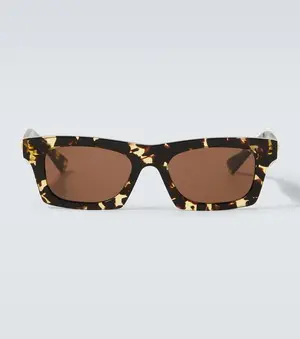 Bottega Veneta Square Sunglasses - Brown